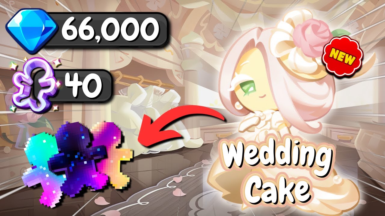 Wedding Cake Cookie LOVES ME!!! INSANE GACHA LUCK!!! | CRK - YouTube