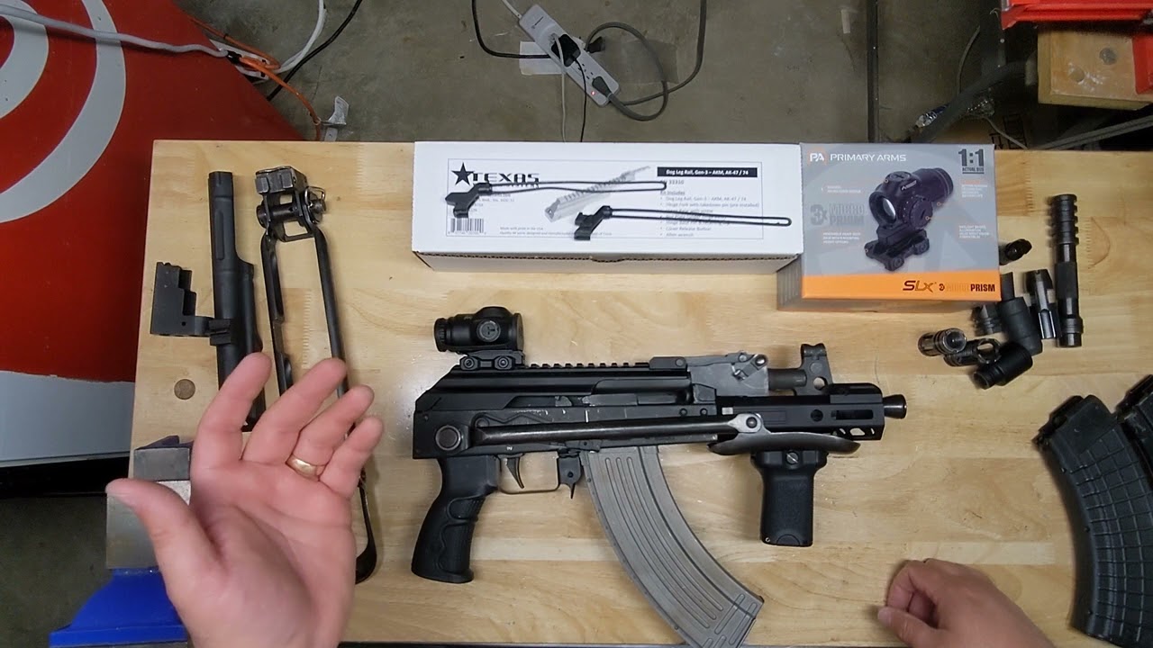 Draco Micro SBR Underfolder - YouTube