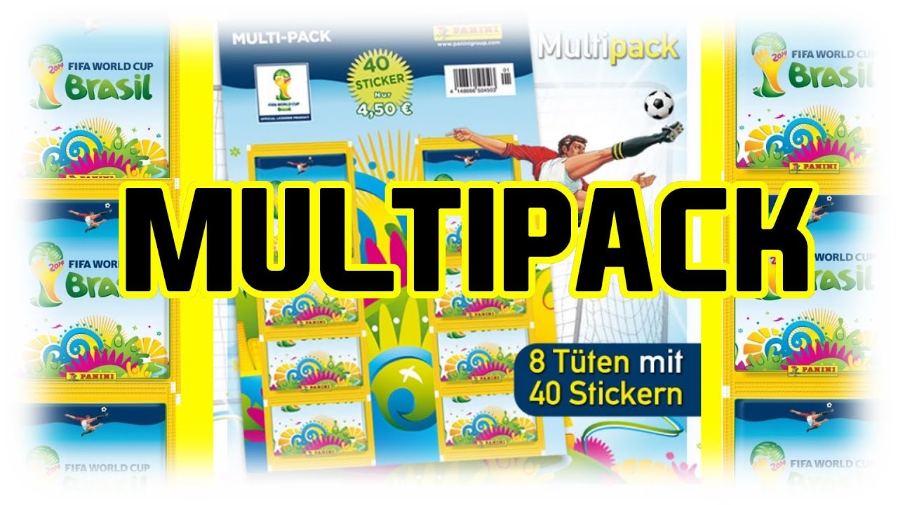 Panini WM 2014 Sticker Multipack - 8 Tüten 40 Sticker - World Cup ...