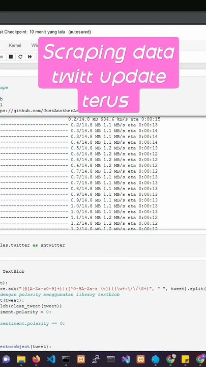 UPDATE SCRAPING DATA TWITTER !!! UPDATE SEKARANG #python #twitter #dataanalytics #coding - YouTube