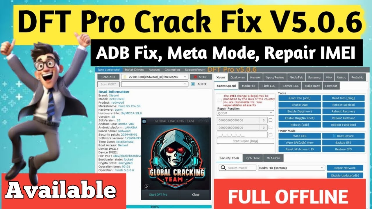 Gift 🎁 For GCT Users DFT Pro v5.0.6 Full Fix Offline, Now ADB Meta Mode ...
