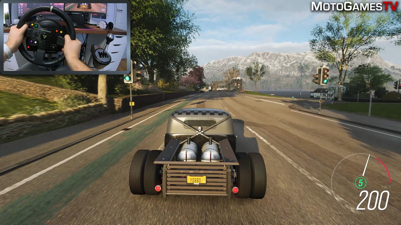 Forza Horizon 4 - 1949 Ford F-5 Dually Custom Hot Rod | Thrustmaster TS ...