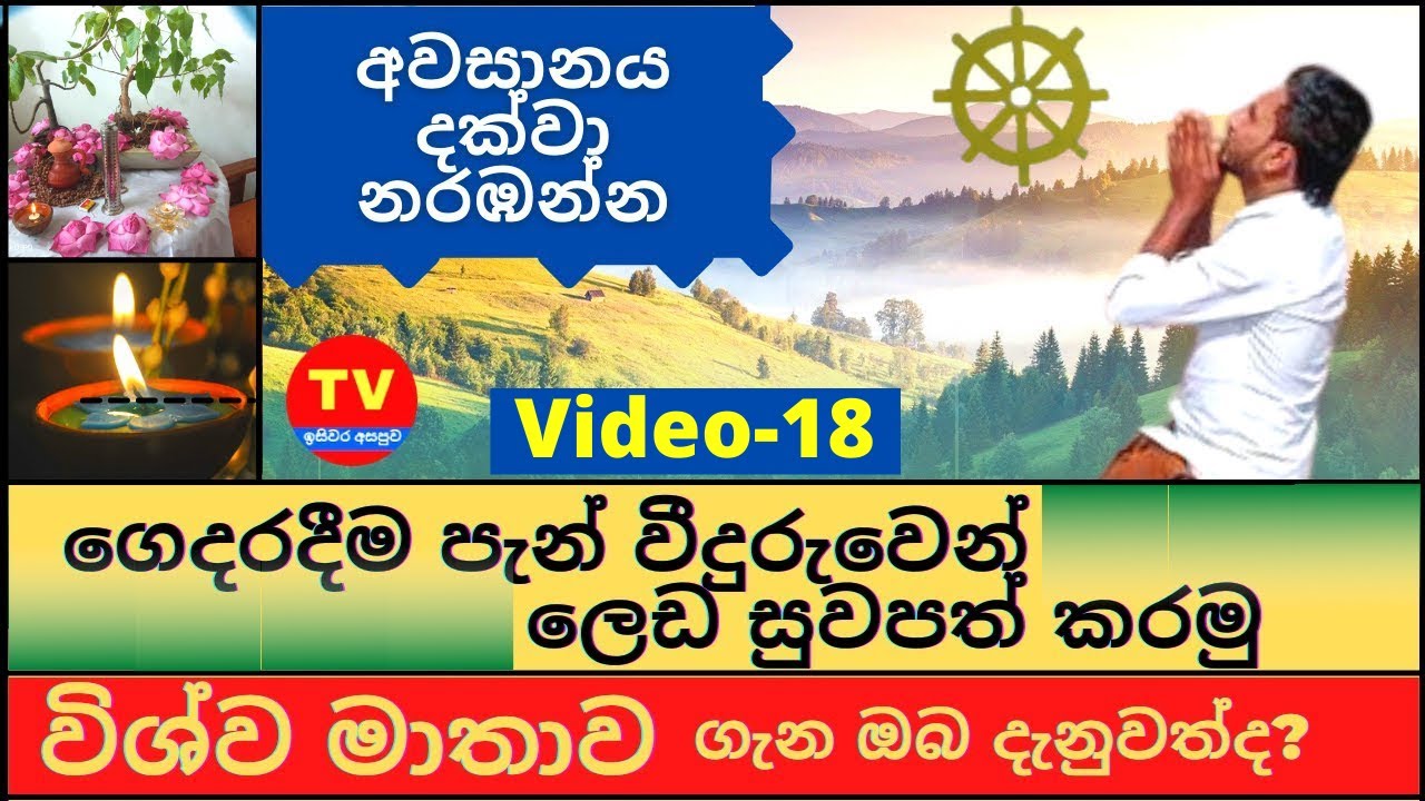 ගෙදරදීම පැන් වීදුරුවෙන් ලෙඩ සුවපත් කරමු|විශ්ව මාතාව ගැන ඔබ දැනුවත්ද ...