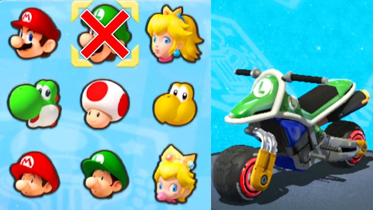 What if you play Luigi's Bike in Mario Kart 8? - YouTube