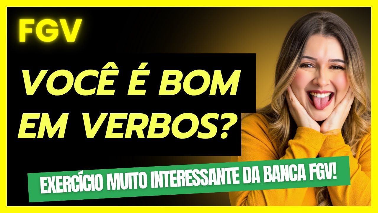 Você é bom em VERBOS? - Professora Pamba - YouTube