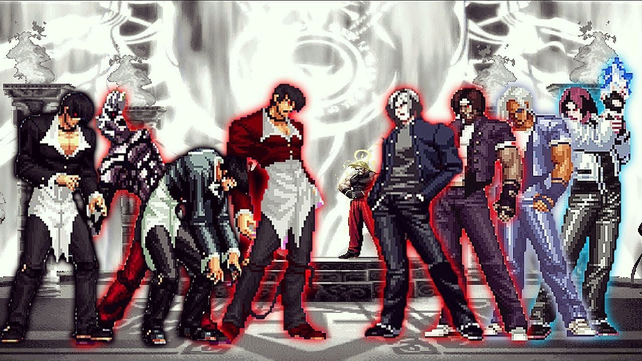 [KOF Mugen] Iori Yagami Team Vs Kyo Kusanagi Team - YouTube