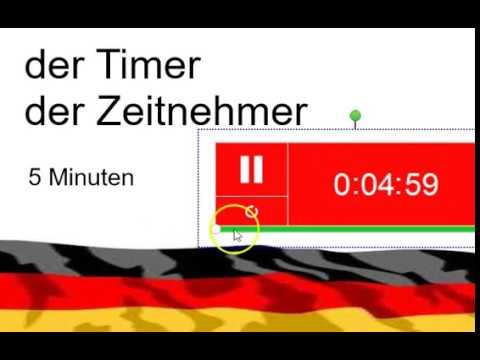 5 Minute Timer - German - YouTube