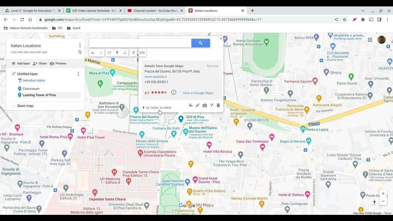 Using Google MyMaps - YouTube