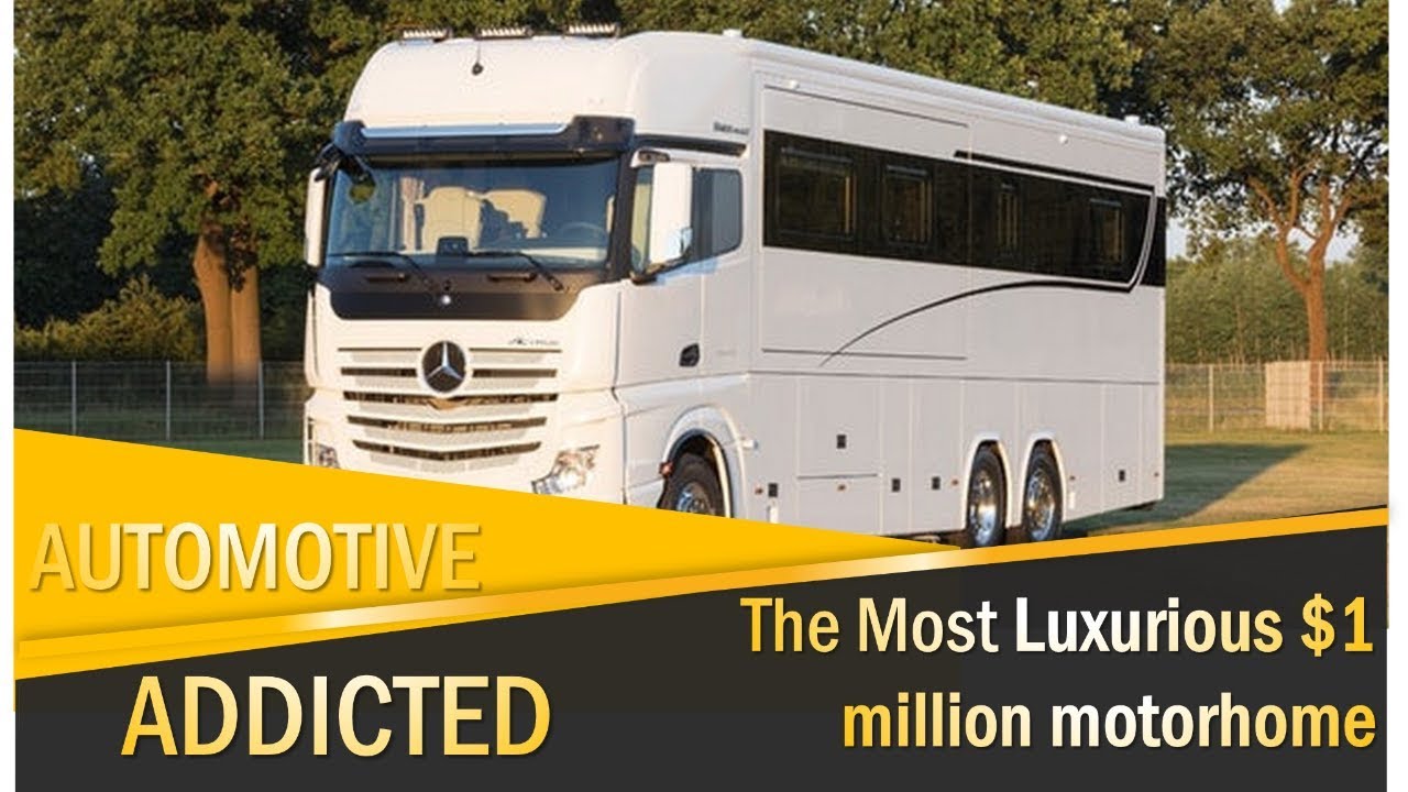 This is The Most Luxurious $1 Million Motorhome Sleeps Your Family and ...