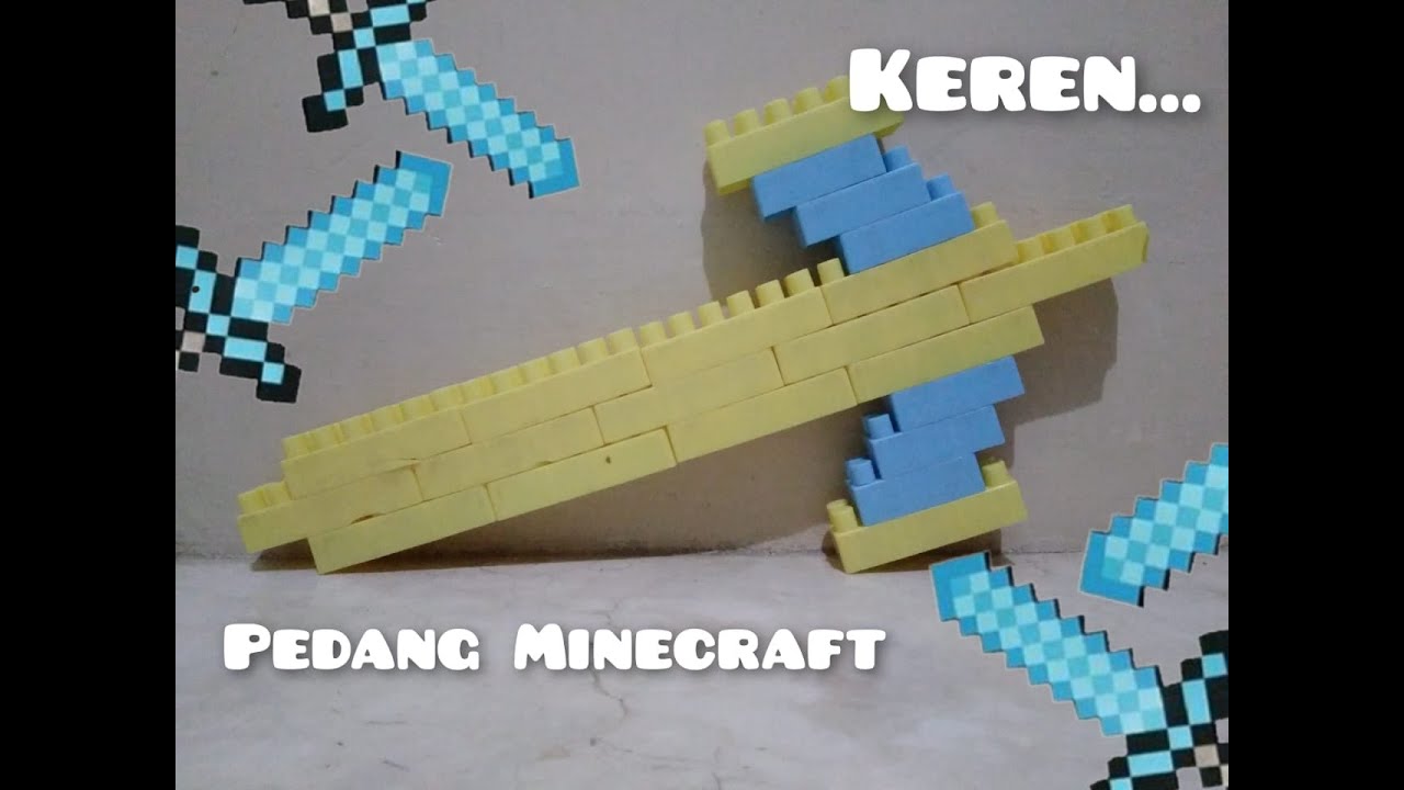 Cara membuat PEDANG MINECRAFT dari LEGO | Lego - YouTube