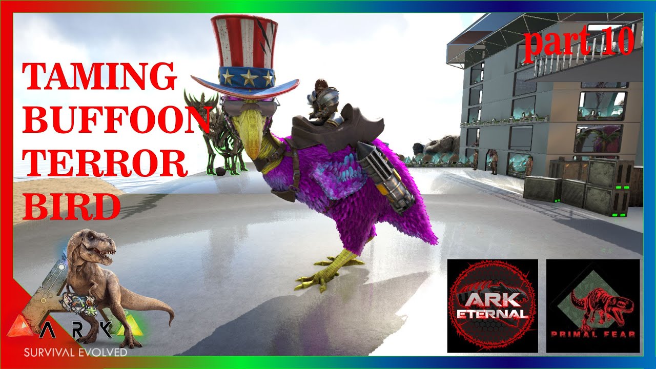 TAMING BUFFOON TERROR BIRD || ARK SURVIVAL EVOLVED - YouTube