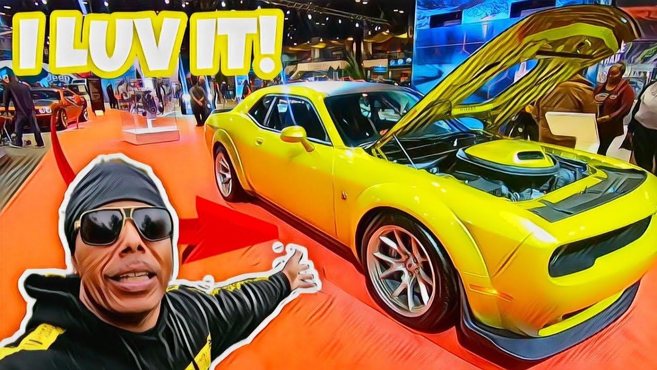 Yellow WIDE BODY CHALLENGER STOLE THE SHOW - YouTube