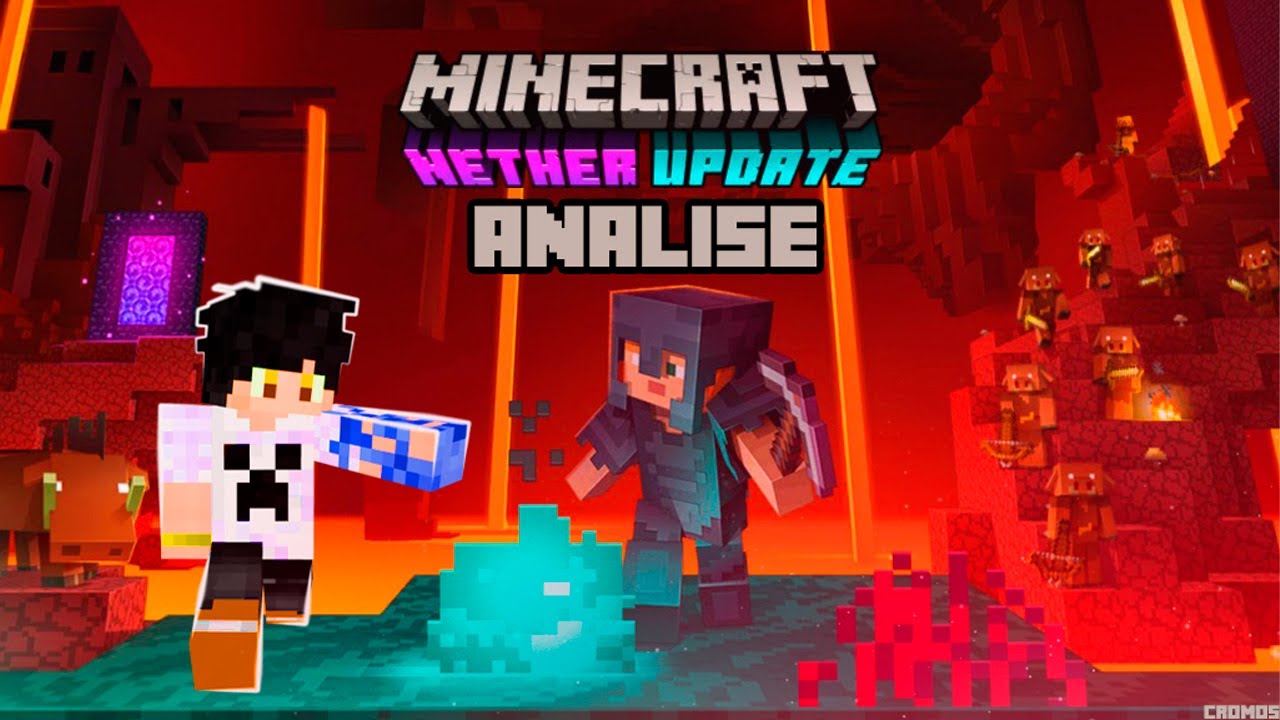 TUDO SOBRE O QUE CHEGOU NA ATUALIZAÇÃO DO NETHER UPDATE! - 1.16 BEDROCK ...