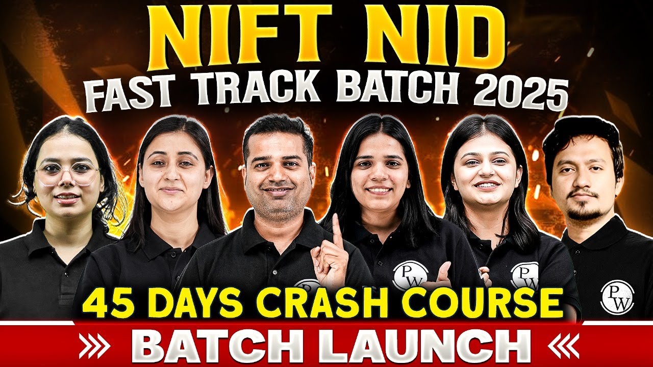 45 Days Crash Course for NIFT, NID, UCEED 🎨 | New Batch Launch 🚀 | Start Your Design Journey ...