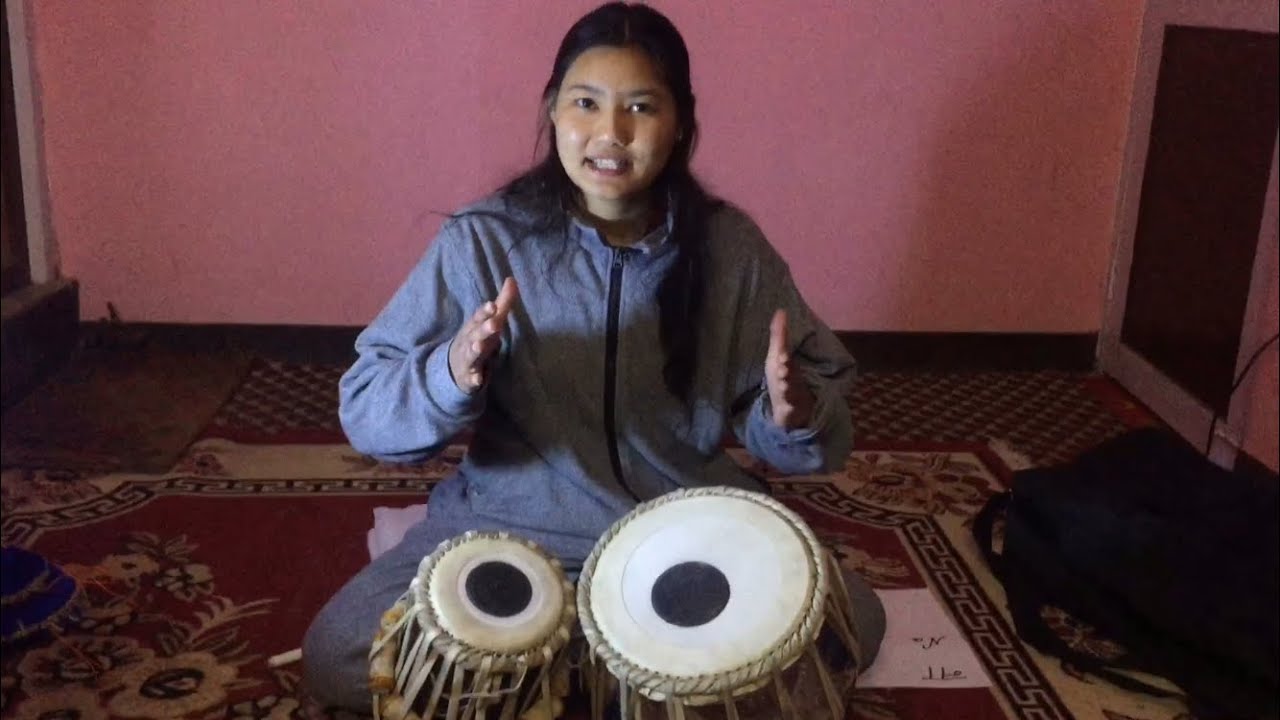 TABALA LESSON NO 1 Tabala lesson for beginners. Position of Tabala and ...