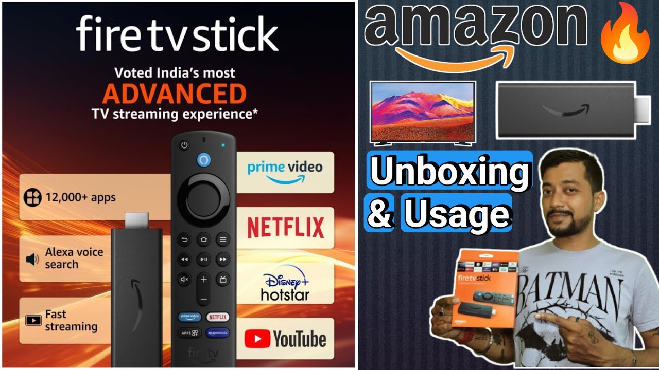 Amazon Fire TV Stick 2024 | How to make Normal HD TV to a Smart TV ...