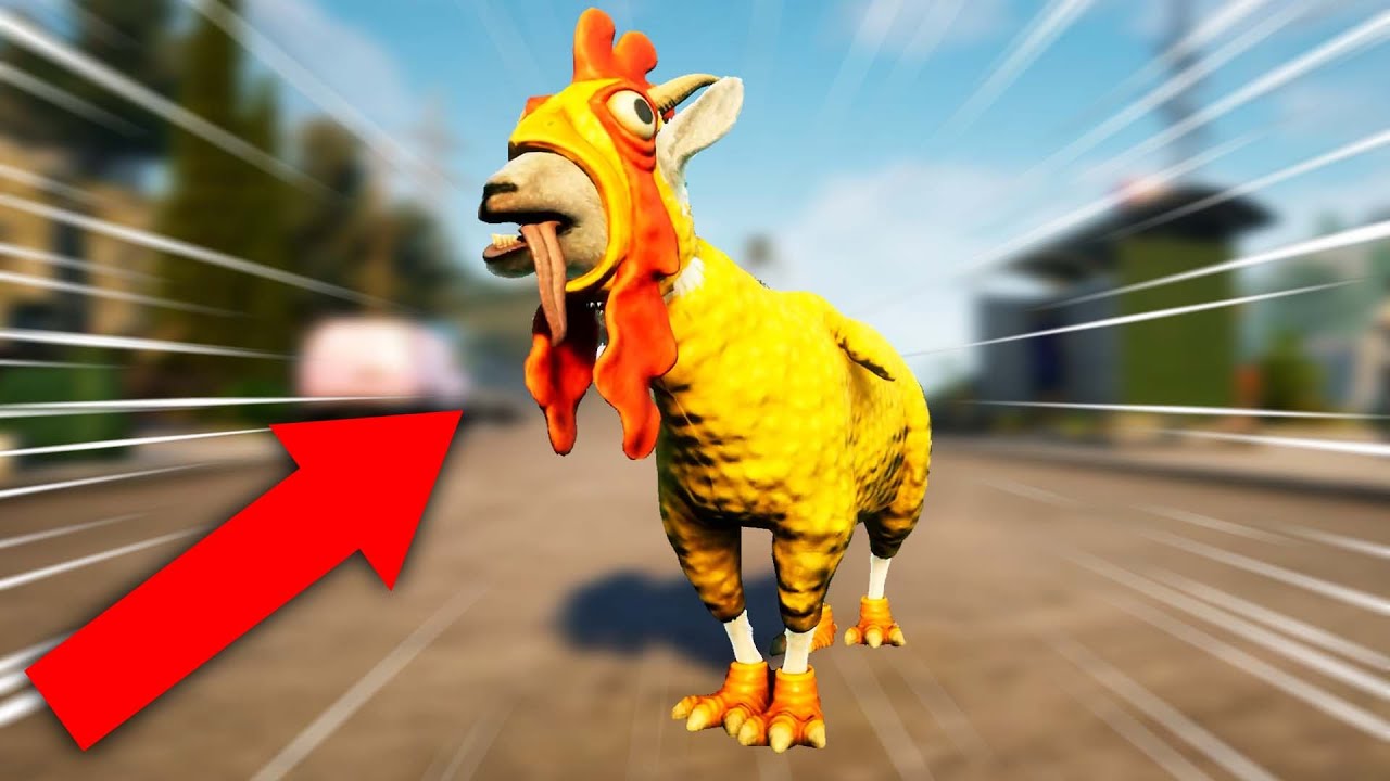 I AM CHICKEN GOAT. (Goat Simulator 3) - YouTube