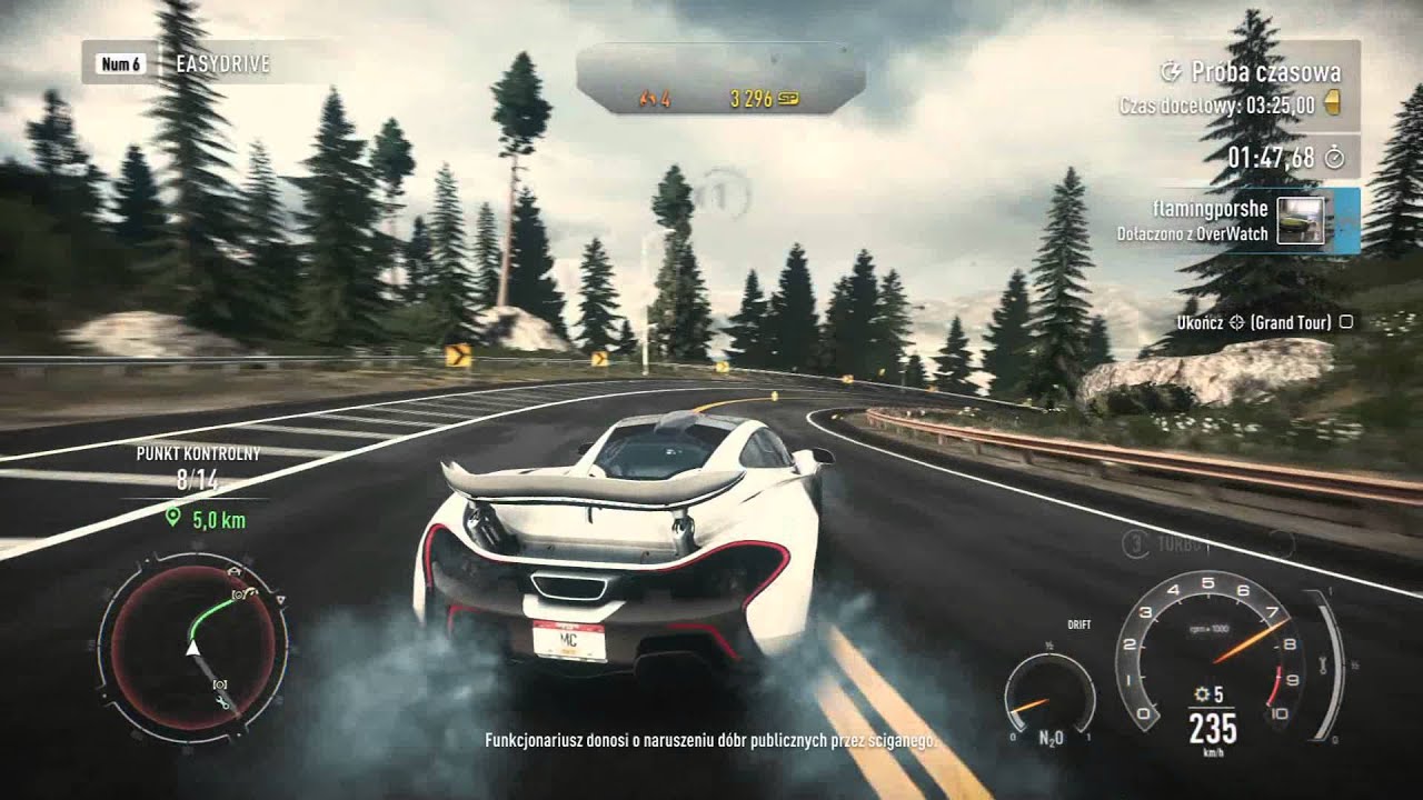 Need for Speed Rivals (PC) - McLaren P1 - Time Trial Gameplay - YouTube