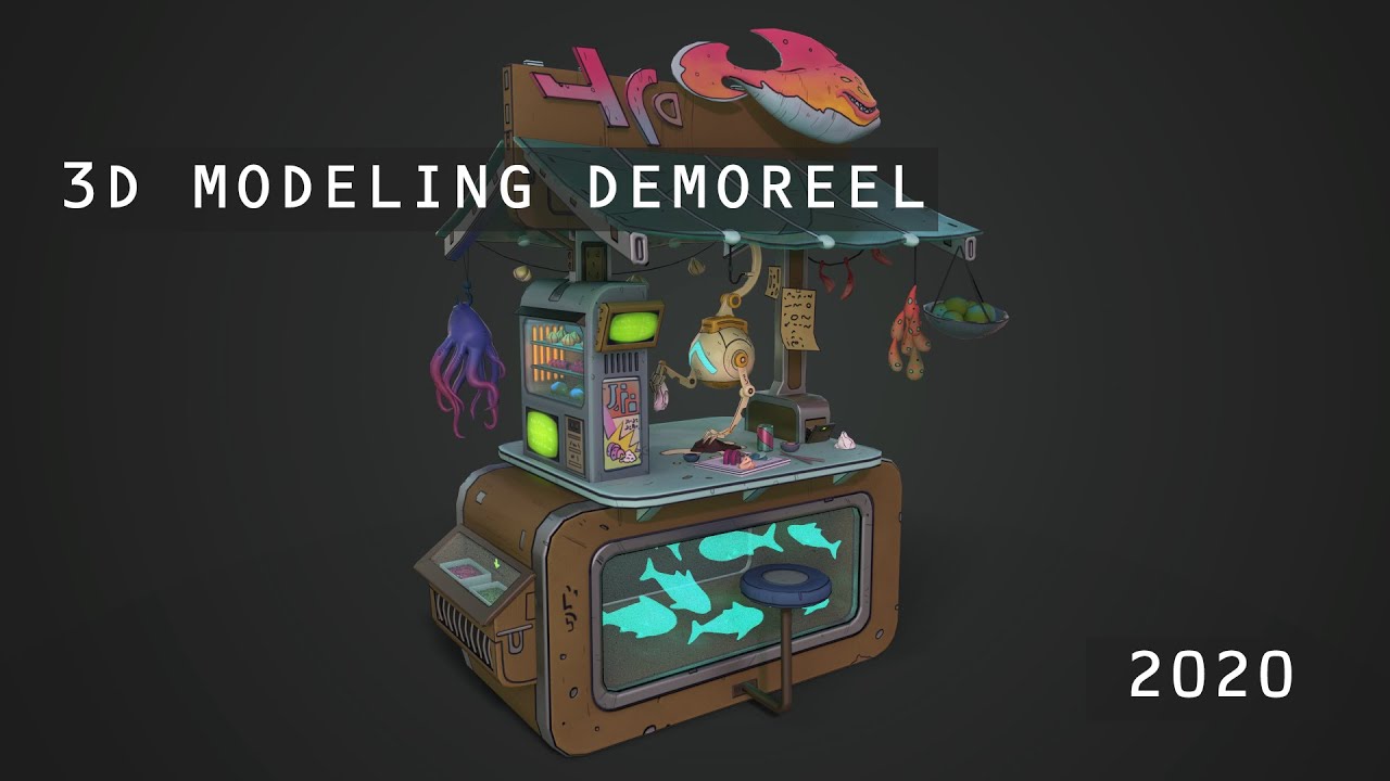 3D MODELING DEMO REEL 2020 - YouTube