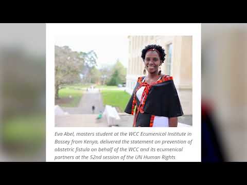 Engaging Churches to Eliminate Obstetric Fistula in Kenya - Eva Abel (GROW Scholarship)