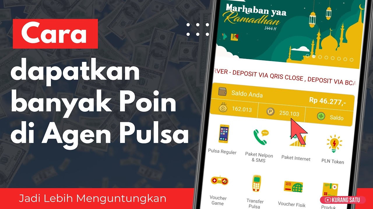 Cara mendapatkan banyak poin di Agen Pulsa - KEMENTERIAN KUOTA - YouTube