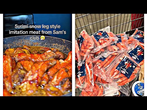 How to Make “Surimi imitation Crab Legs” The Correct Way - YouTube