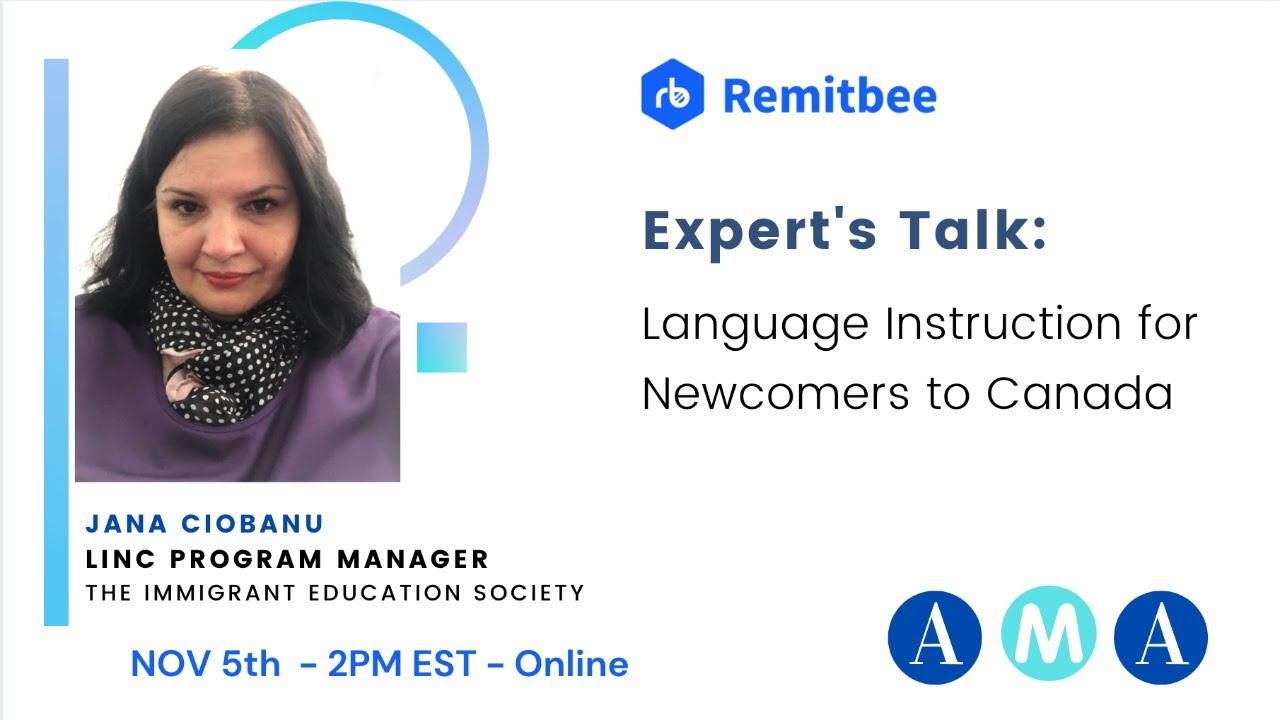 Remitbee Expert: Language Instruction for Newcomers to Canada - YouTube