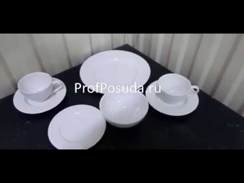 Белая рифленая посуда Optik Steelite - YouTube