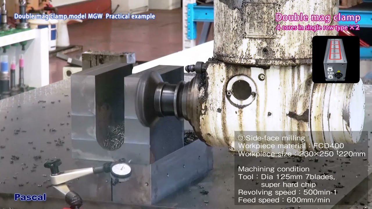 Double Mag Clamp Practical Example: Milling a Block Workpiece - YouTube
