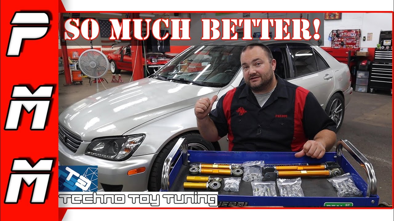 Making my Lexus IS300 handle even better! | Toe & Traction Links + Sway ...