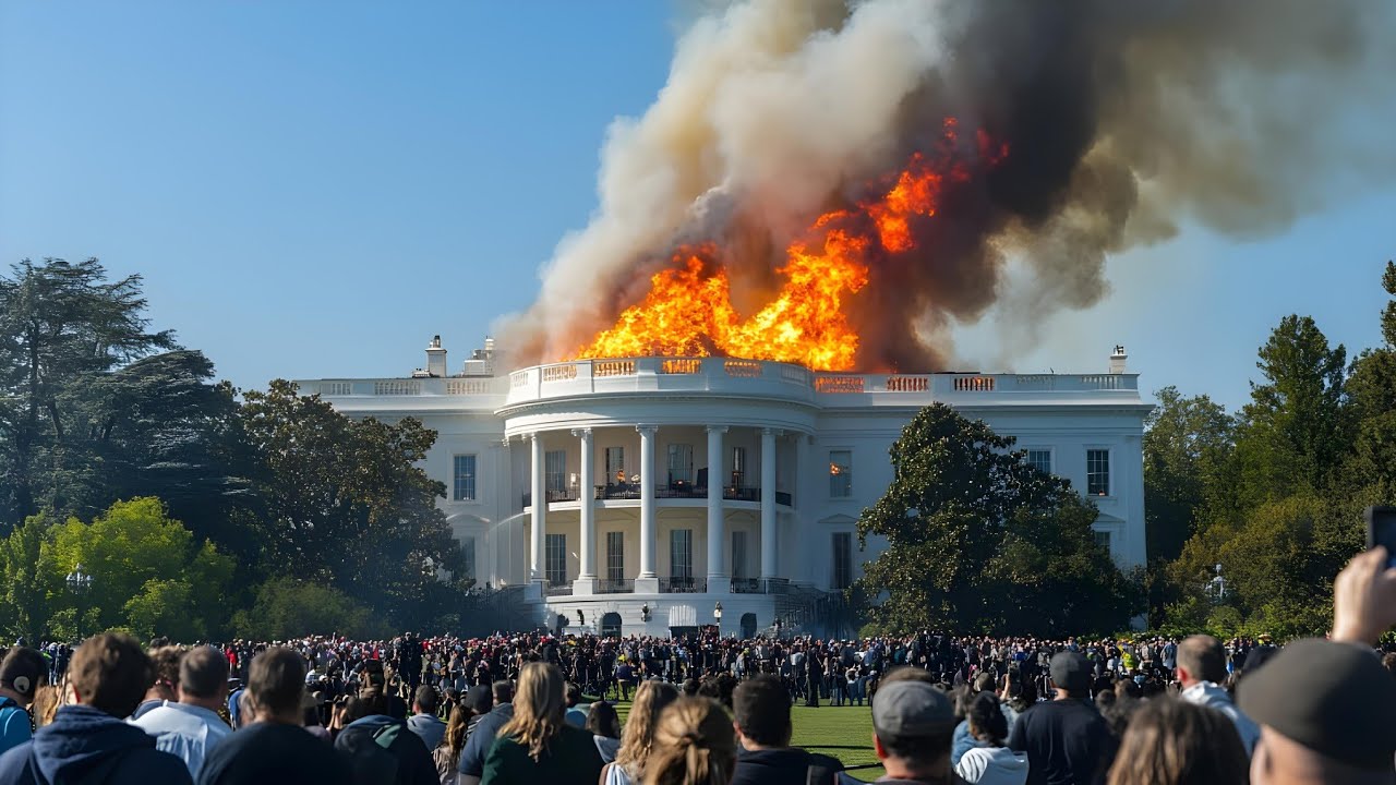 13 minutes ago, the US presidential palace in Washington was brutally ...