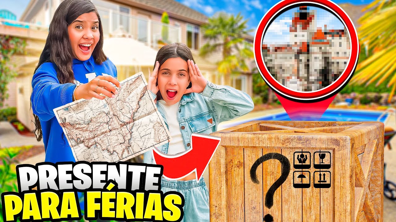DE FÉRIAS COM AS IRMÃS PINA *RECEBEMOS UM PRESENTE PARA USAR NAS FÉRIAS ...