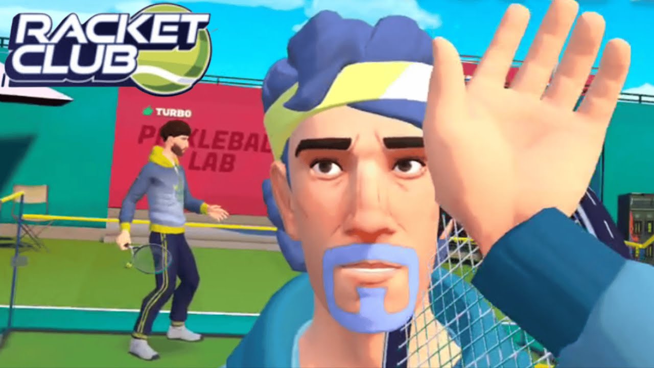 VR Tennis in a Box Court! Racket Club Multiplayer - YouTube