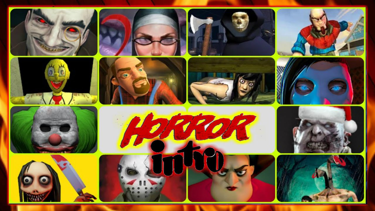 #2 Horror Video Games Clips Horror Intro | Horror Game Intro Scene ...