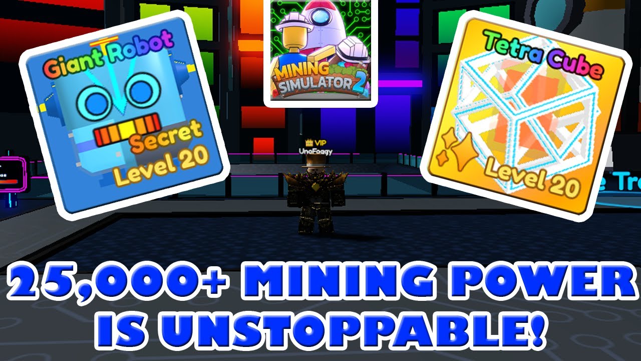 25,000+ MINING POWER IS UNSTOPPABLE - Roblox Mining Simulator 2 - YouTube