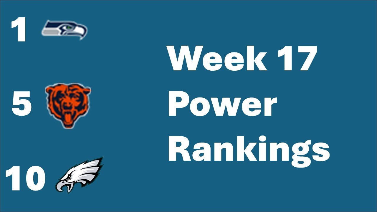2025 NFL Week 17 Power Rankings - YouTube