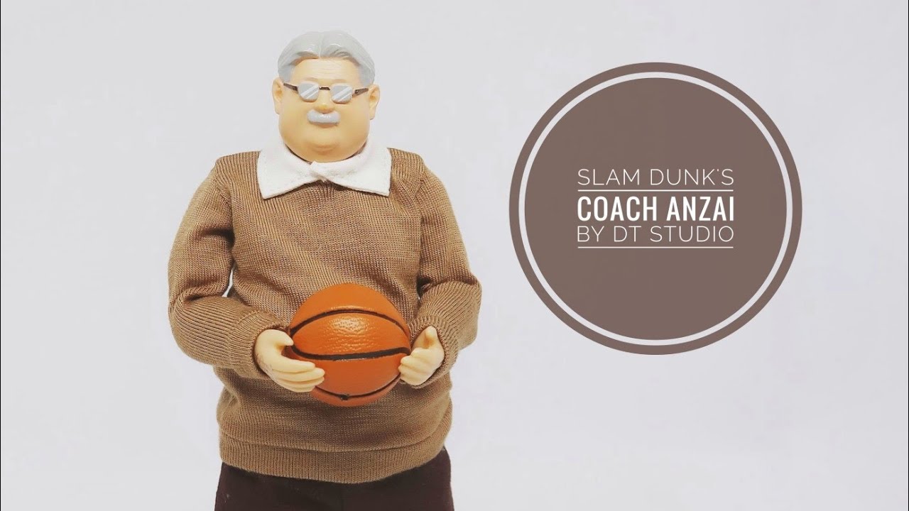 [Fig. # 13] Slam Dunk's Coach Anzai 1/12 Action Figure by DT Studio ...