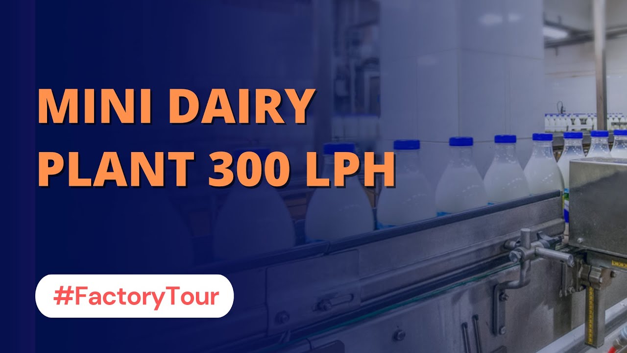 Mini Dairy Plant Small Scale 300 LPH | Milk Processing Plant | Dairy ...