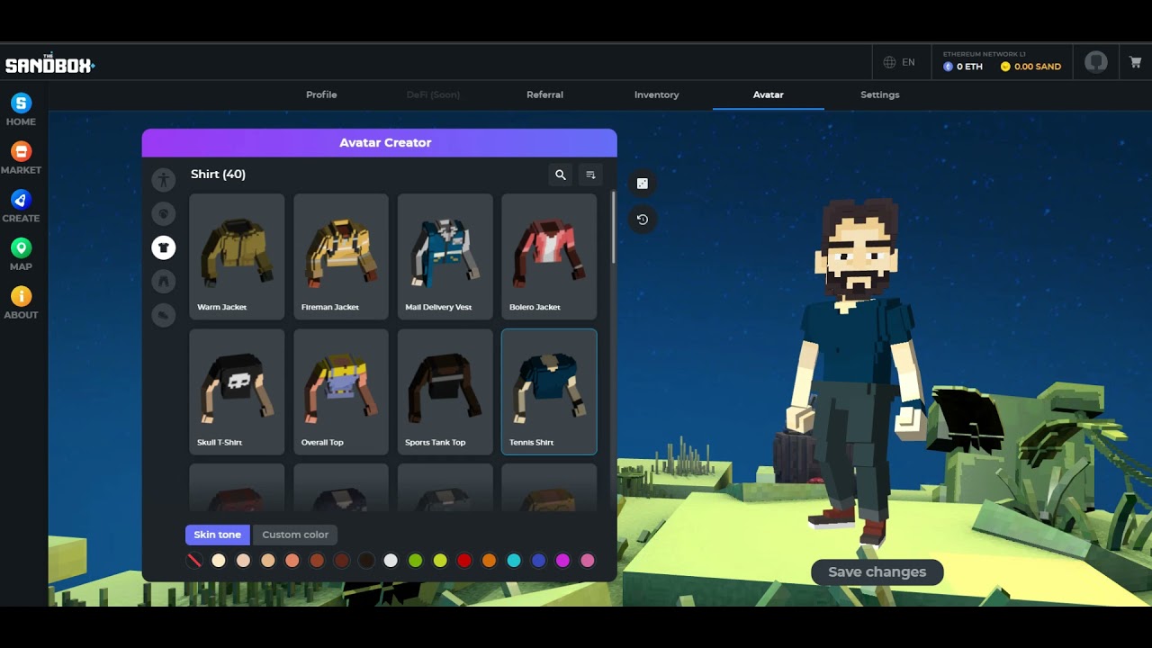 Como crear/editar tu avatar en sandbox - YouTube