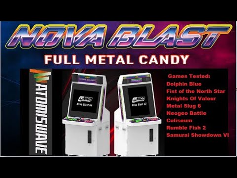 Atomiswave Games on the Unico Nova Blast Arcade Cabinet - YouTube