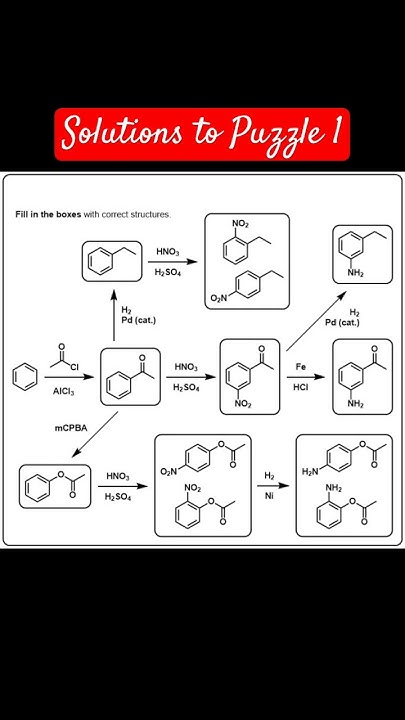 Solutions to the Puzzle 1| Organic chemistry concept check #neet#bsc # ...