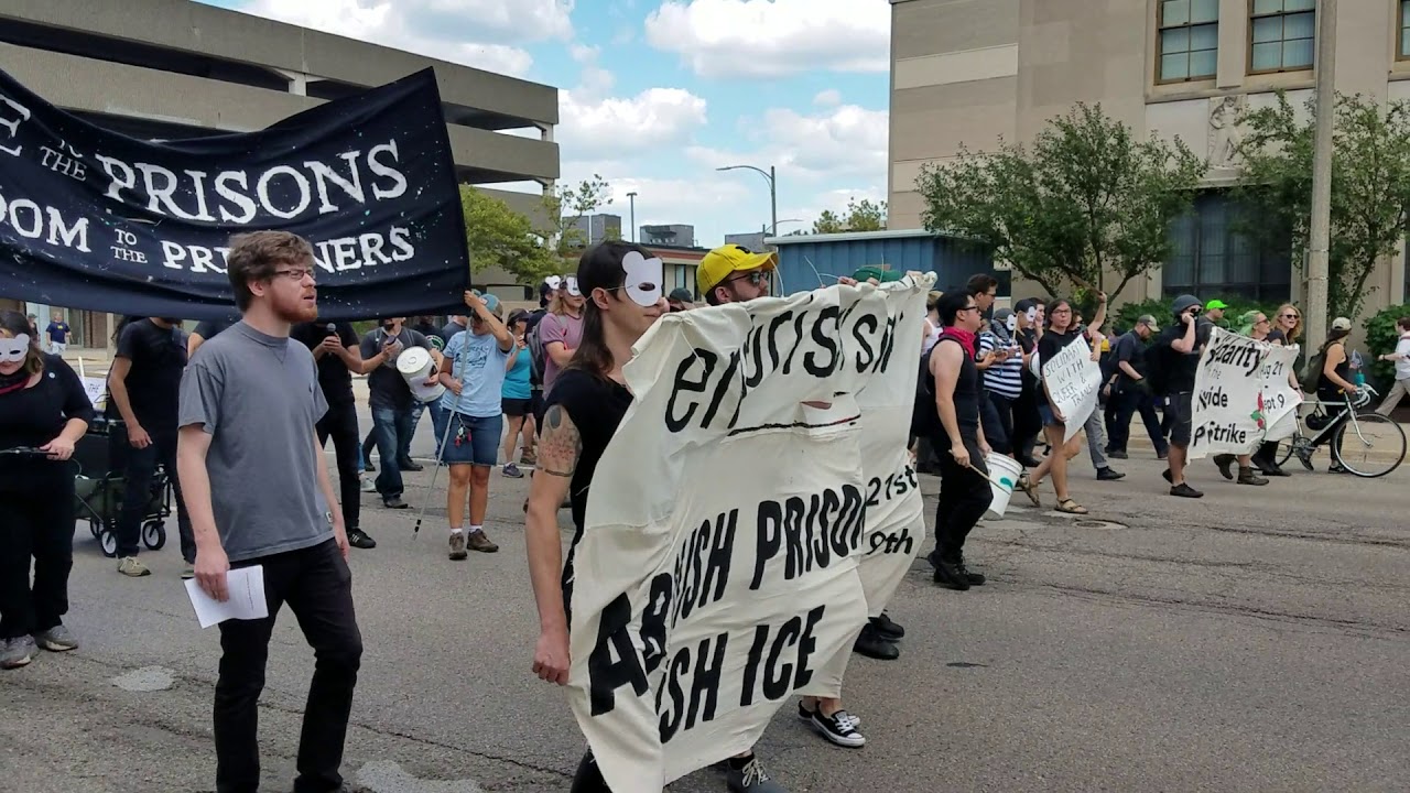 Prison strike rally 2 Lansing MI - YouTube