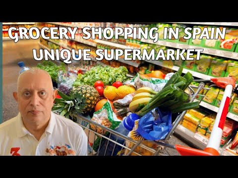 UNIQUE GROCERY STORE SHOPPING IN SPAIN 🇪🇸 SPANISH BEST SUPERMARKET 👌 👍 ...