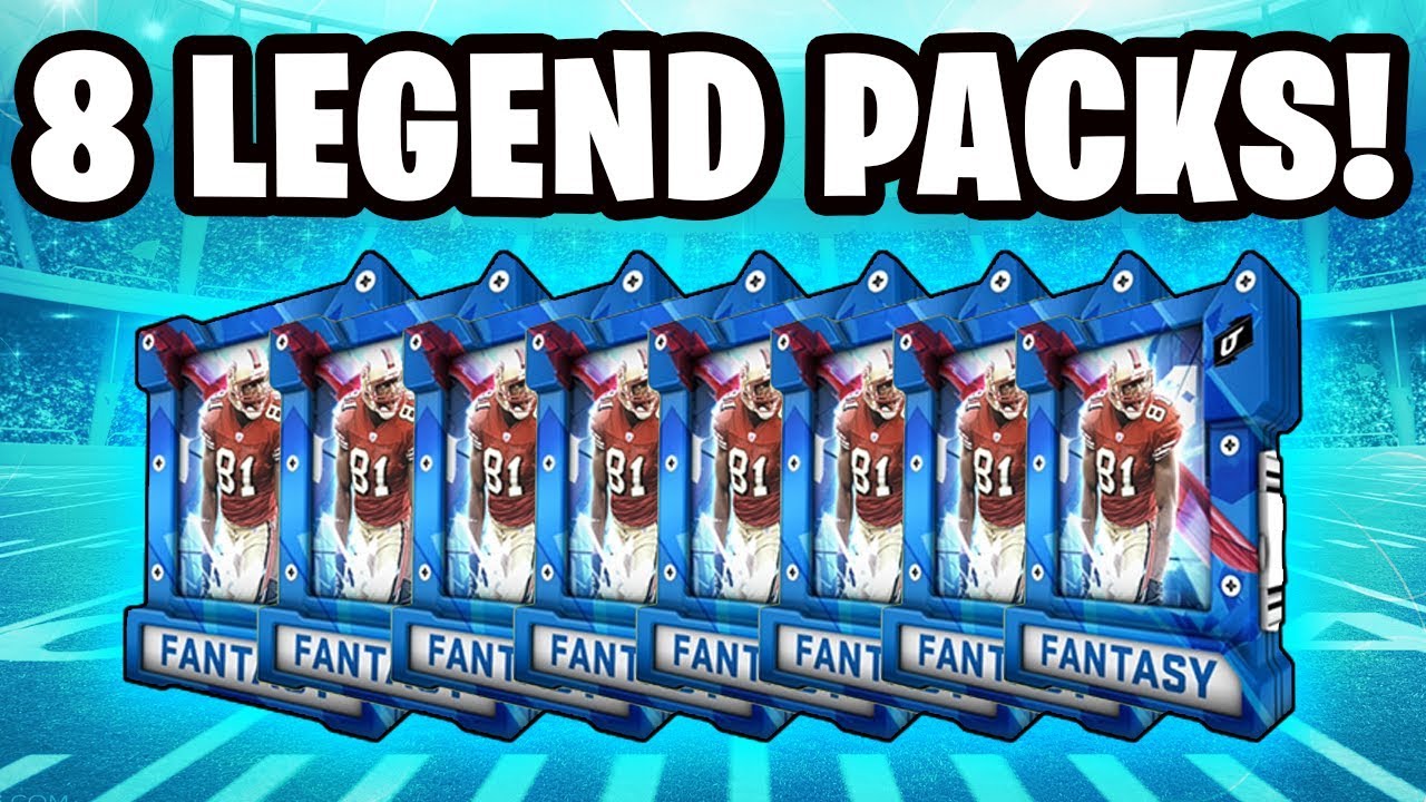 8 LEGEND PACKS WITH COINS | CAN I MAKE BACK 1 MIL? | MUT 20 RANDY MOSS ...