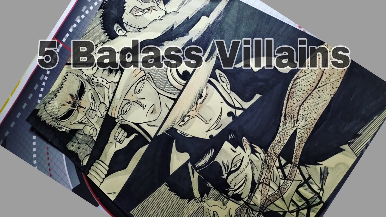 My Top 5 Antagonist in Onepiece Drawing #OnepieceTopAntagonistDrawing # ...