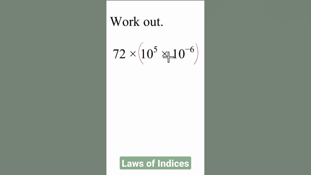 Laws Of Indices Problem Prealgebra Gcsemaths Igcsemaths Gcse Igcse Igcsemaths Youtube