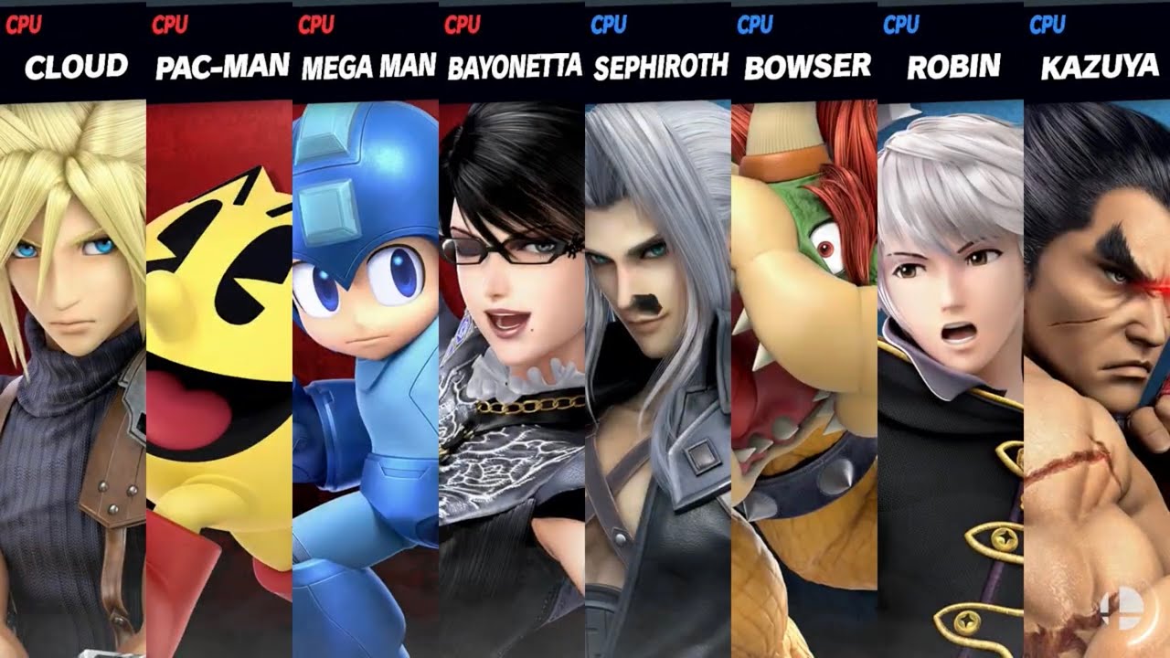 Super Smash Bros. Ultimate - Team Cloud vs Team Sephiroth - YouTube