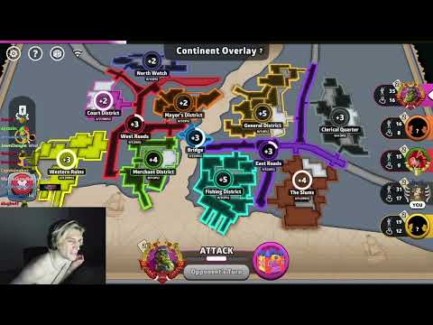xQc Plays RISK with Jesse, Train, Buddha & Omie