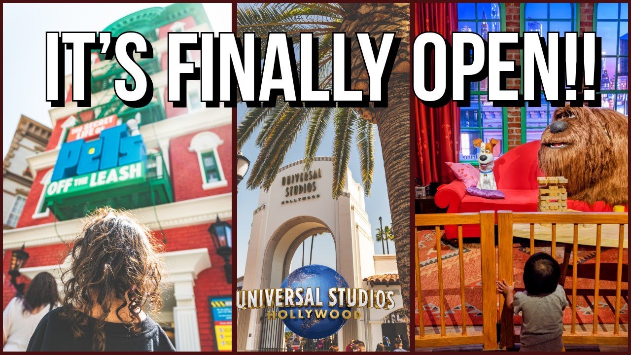 Opening Day Fun At Universal Studios Hollywood!! 🌐 - YouTube