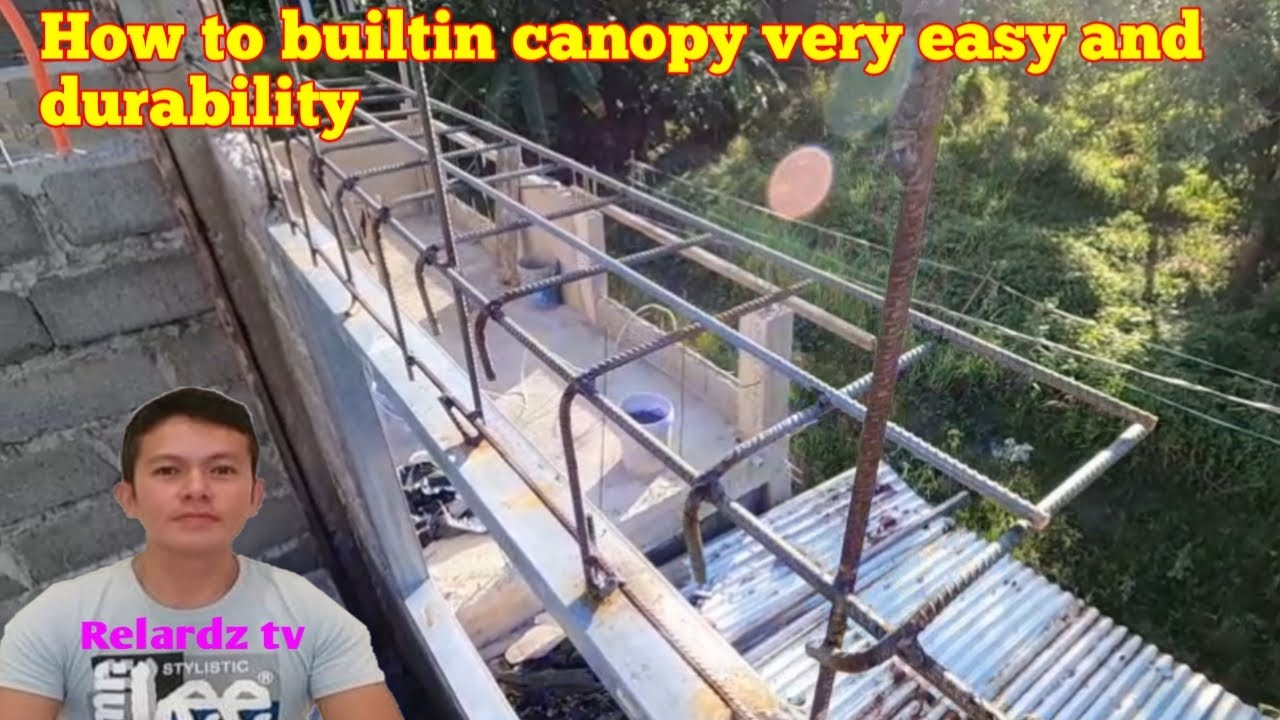 how to builtin or making canopy very easy and durability - YouTube
